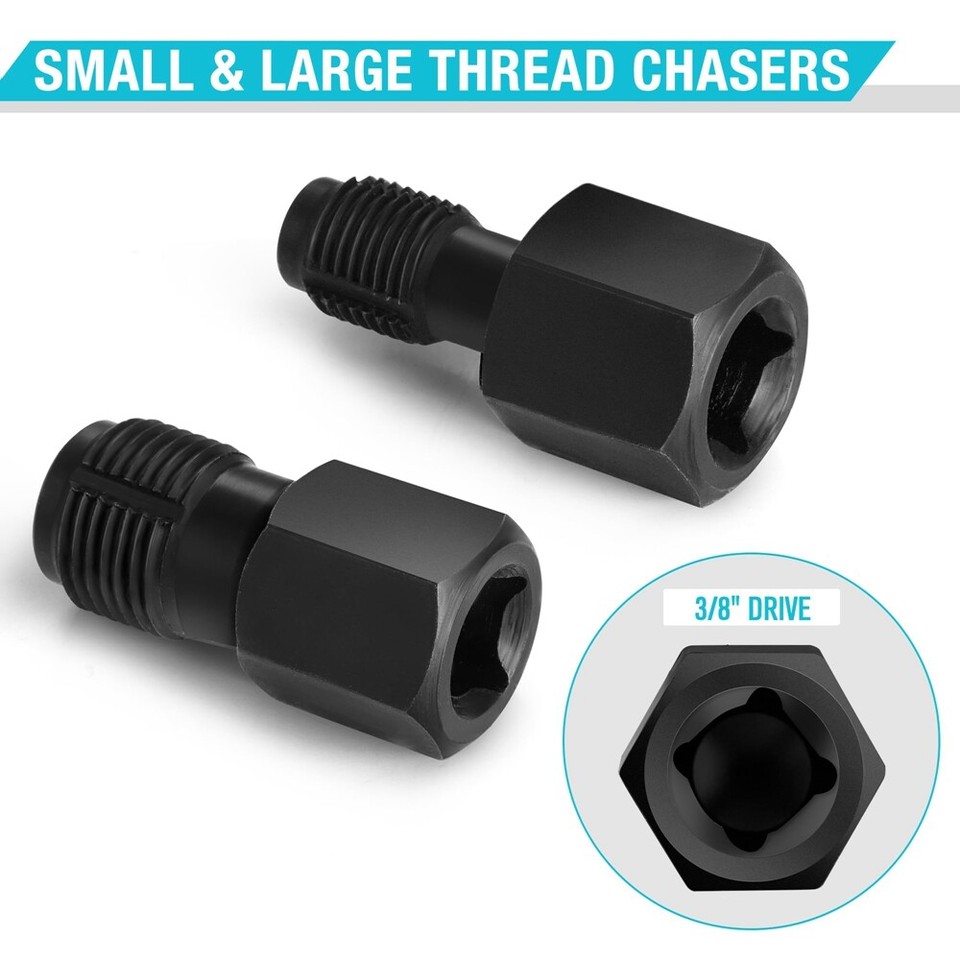 DURATECH O2 Oxygen Sensor Socket Thread Chaser 3/8 1/2"x7/8" 22mm ...