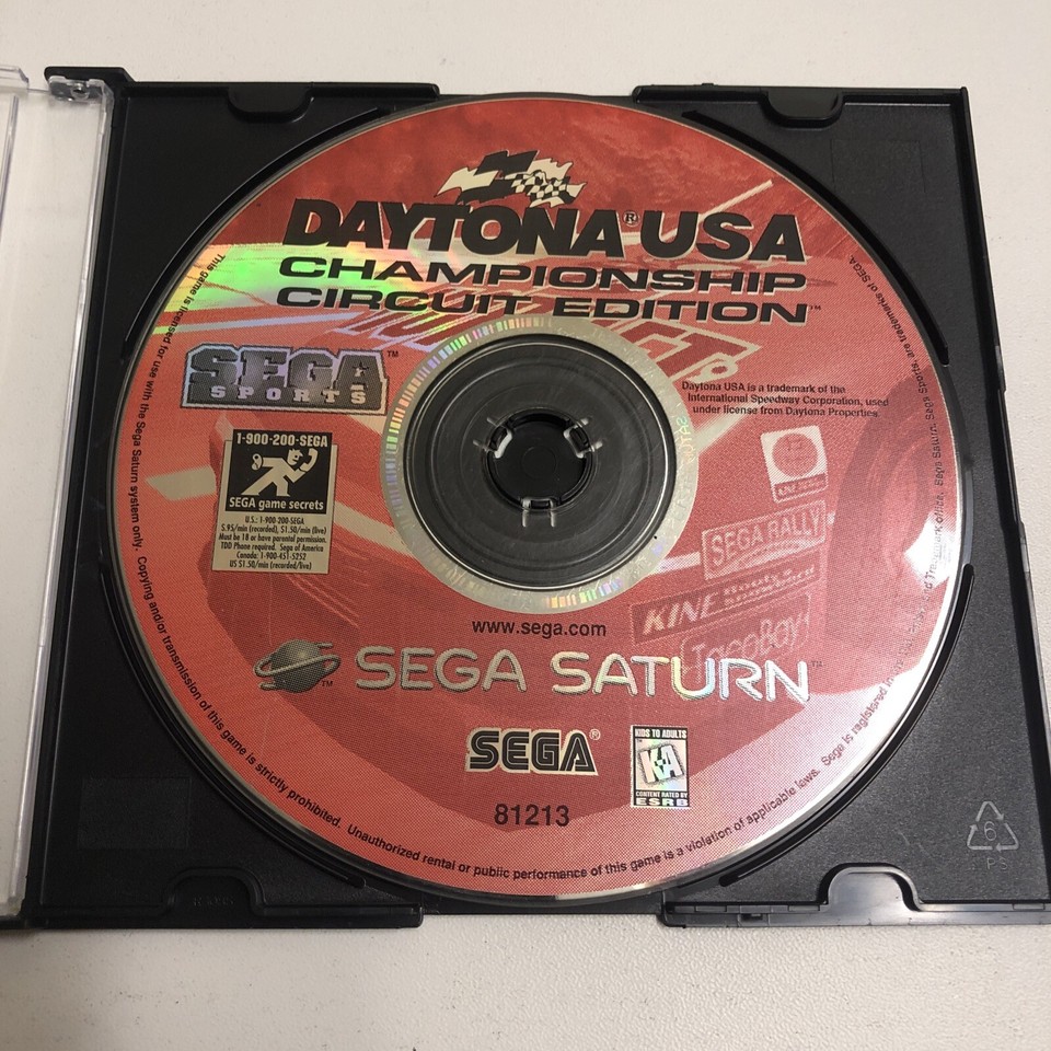 SEGA Saturn NASCAR Daytona USA Championship Circuit Edition CCE - Game ...