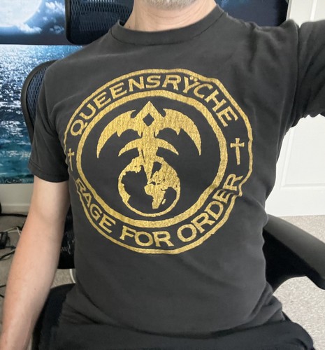 Queensryche vintage t shirt - Medium - Rage For Order | eBay