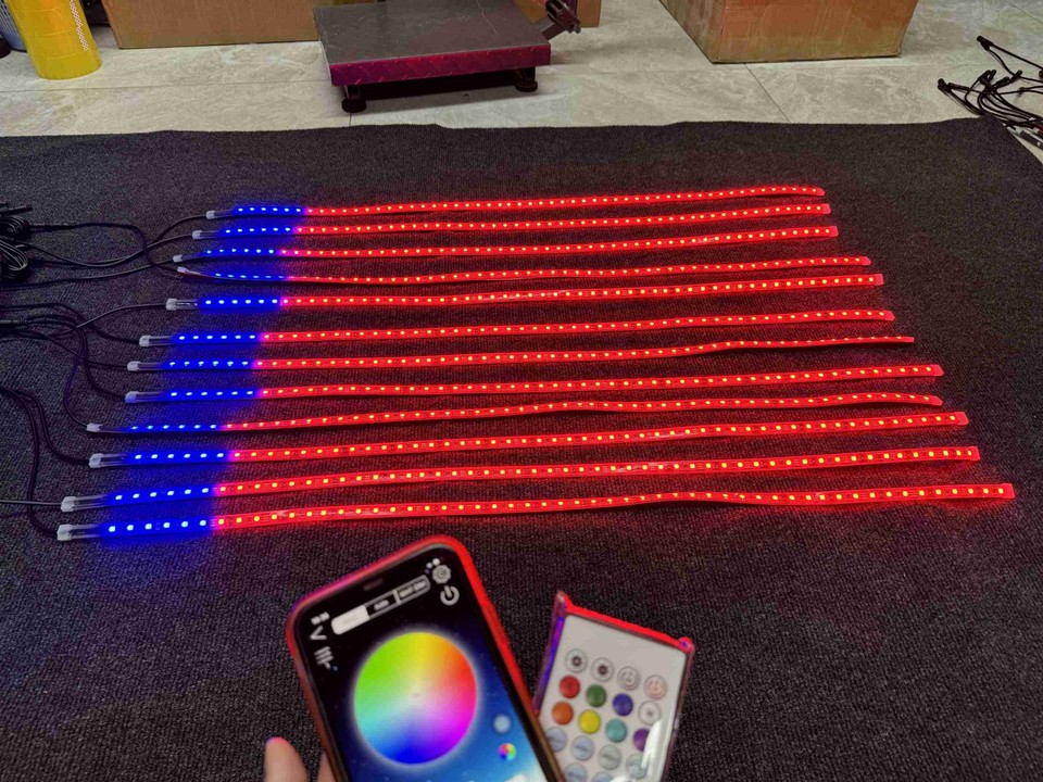 12PCS 4FT 48" Dream CHASING Illuminated Attractive Bluetooth LEDs ...