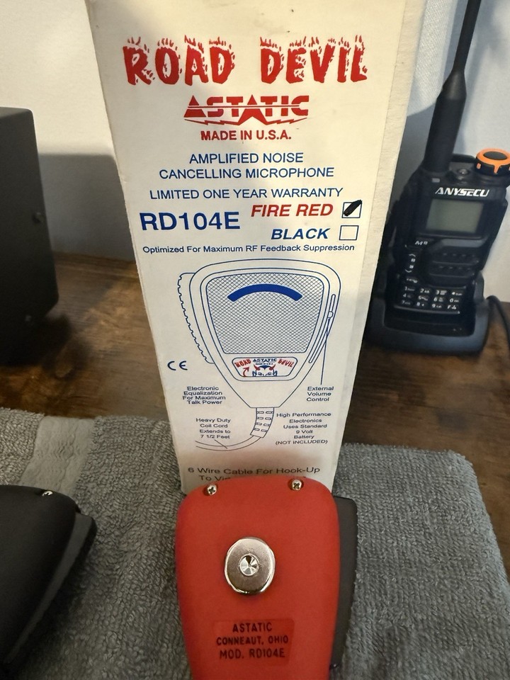 Astatic 575-M6 & Road Devil D104E CB Microphone | eBay
