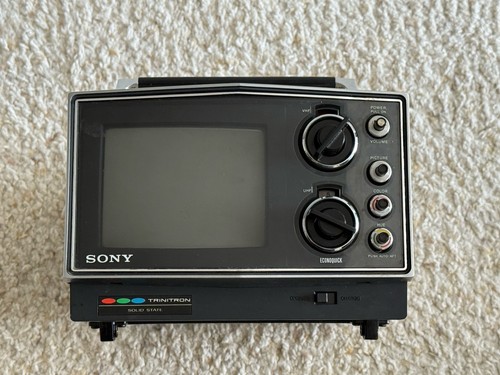 Vintage Sony Trinitron KV-5100 Econoquick Solid State CRT Color TV Mini ...