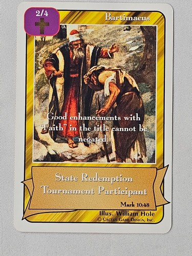 Redemption TCG Bartimaeus • Rare | eBay