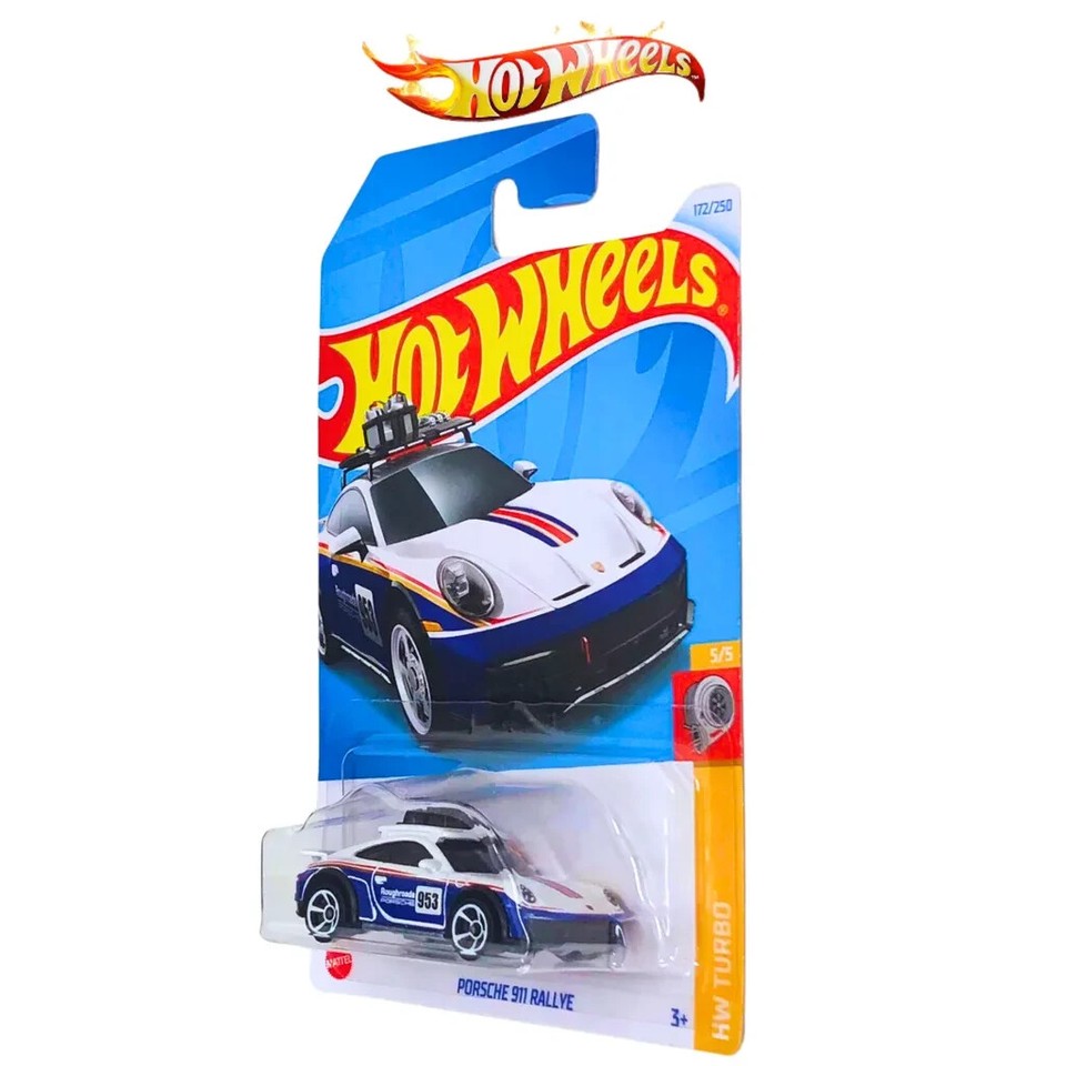 Hot Wheels Porsche 911 Rallye # HW Turbo # White Blue # 172/250 # Free ...