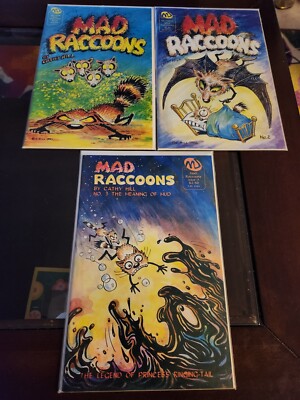 Mad Raccoons #1-3 1991 MU PRESS COMIC BOOK 6.5 AVG V21-2 | eBay
