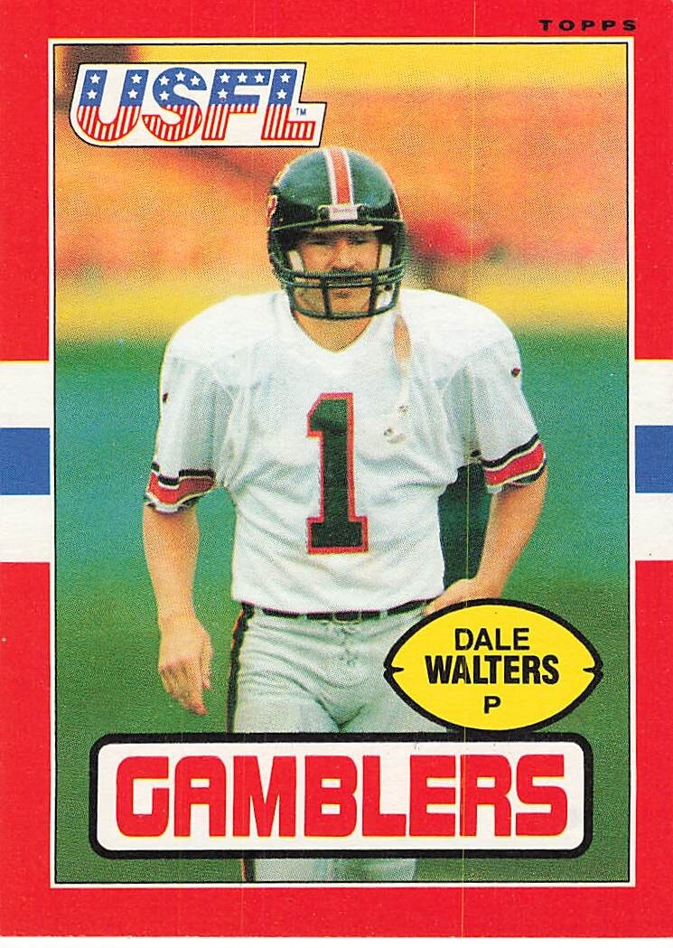 DALE WALTERS 1985 TOPPS USFL #48 | eBay