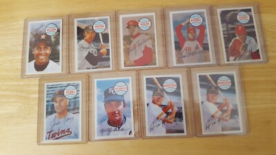 1969 MLB Kelloggs Xograph Baseball cards (Lot of 9) Cards in Excellent ...