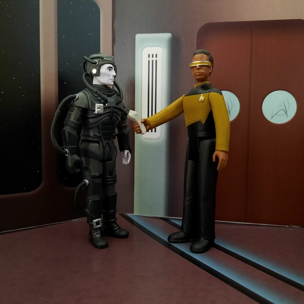 Star Trek TNG Ten Forward Bar Custom Playset 3.75 scale ReAction ...