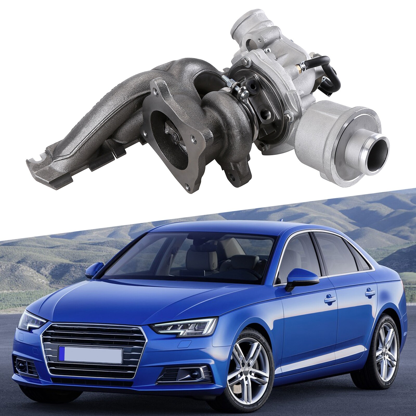 2005-2009 Audi A4 2.0T B7 BUL BWE BWT K03 Turbo Turbocharger For | 10 ...