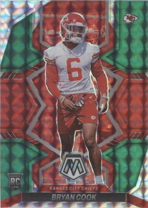 2022 Panini Mosaic - Rookies Bryan Cook #397 Choice Mosaic Red and ...