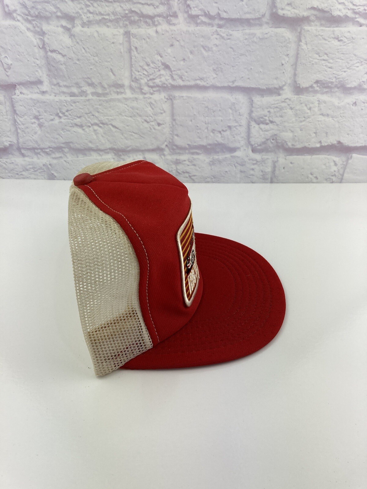 Vintage 70s Ricky Rudd Mesh Trucker Hat Snapback Hat Baseball Cap USA ...