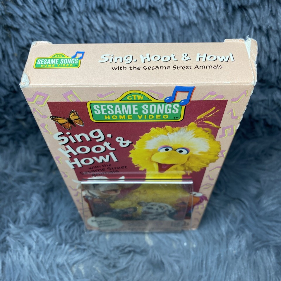 Sesame Songs Sing, Hoot & Howl VHS 1991 Sesame Songs Home Video Big ...