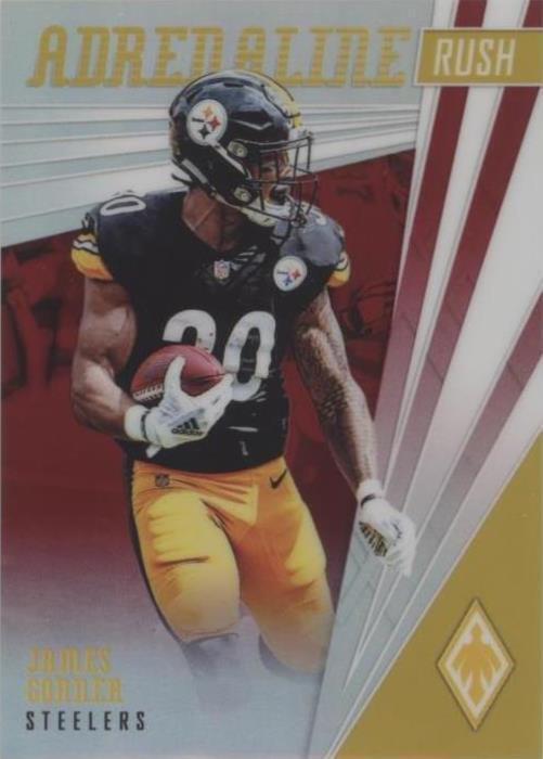 2019 Panini Phoenix - Adrenaline Rush James Conner #16 Red /299 for ...