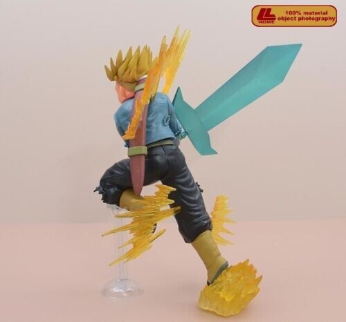 Anime Dragon Ball Z Super Saiyan Trunks Big Sword Effect Figure Statue ...