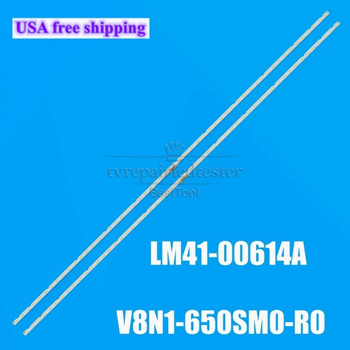 2pcs/lot LED strips for Samsung UN65NU7100 UN65RU7100 UN65NU6080 ...