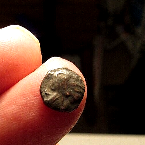 ATTICA ATHENS GREEK SILVER OBOL OWL S-2530 ATHENA OWL OLIVE SPRIG ...