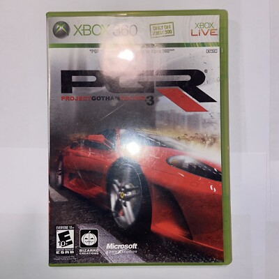 Project Gotham Racing 3 PGR 3 Microsoft Xbox 360 Tested platinum hits ...