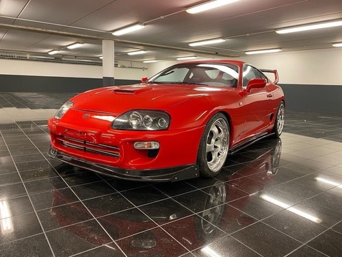 1993-2002 Toyota Supra Mk4 Carbon Fiber Ridox Style Front Lip for OEM ...