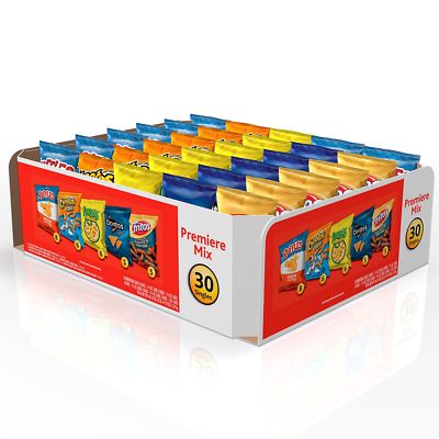 (30 BAG) FRITO-LAY PREMIUM CHIPS & SNACKS VARIETY PACK, RUFFLES/VENDING ...
