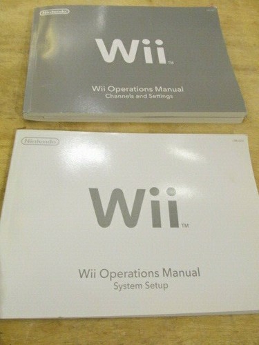 Nintendo Wii System Console User Operations Manuals | eBay