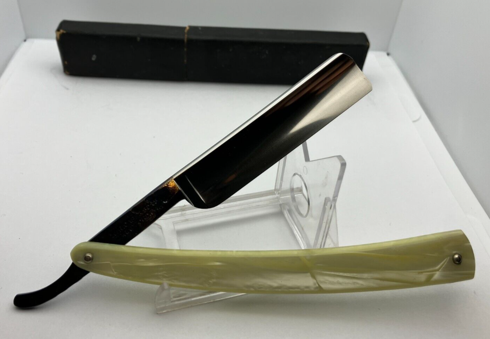 NOS Blue Tang Case's Ace un-altered Straight Razor Bradford, PA USA ...