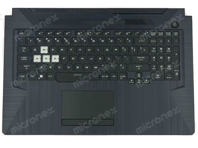FOR Asus TUF Gaming F17 FX706HE FX706HEB Palmrest Keyboard LED RGB US ...