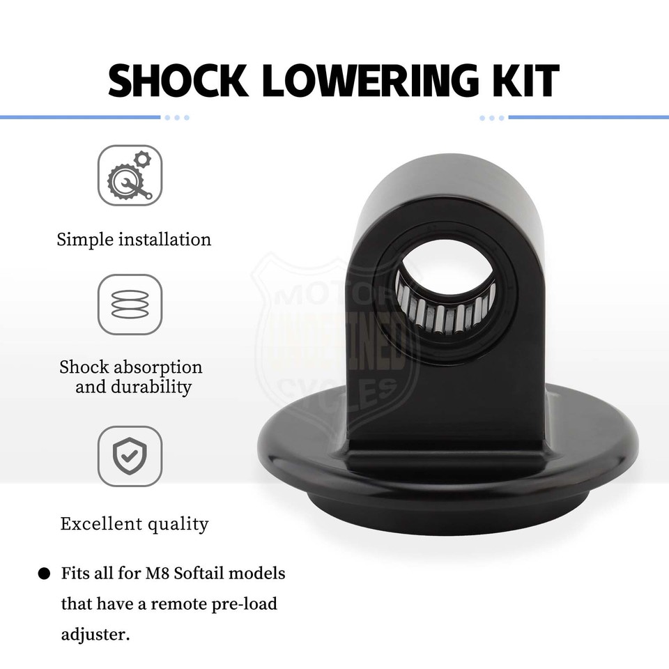 Lowering-kit W/ Remote Pre-load Adjuster For M8 Harley Softail Fat Boy ...