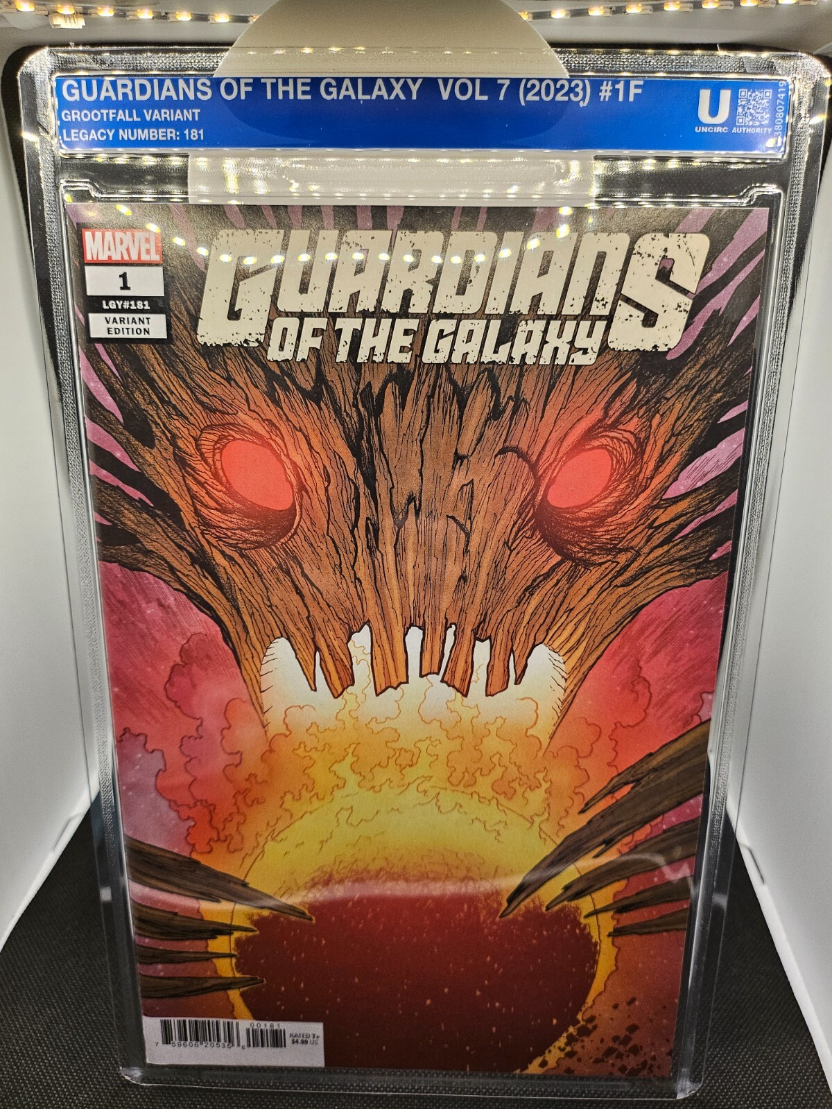 GUARDIANS OF THE GALAXY VOL 7 GROOTFALL VARIANT UNCIRCULATED RARE #1F ...