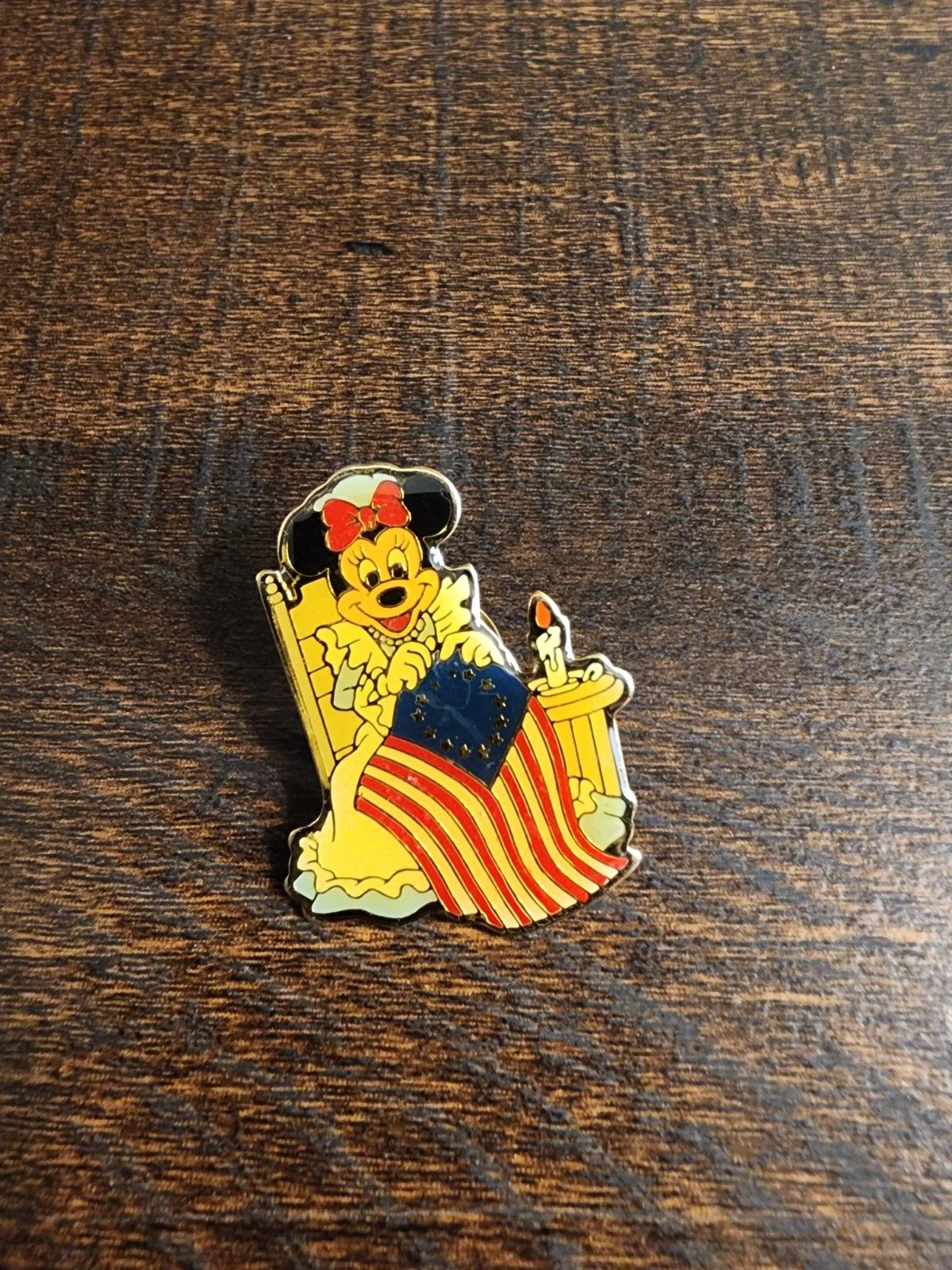 Set of 2 - Disney Pins - Americana - Minnie Betsy Ross - American Flag ...