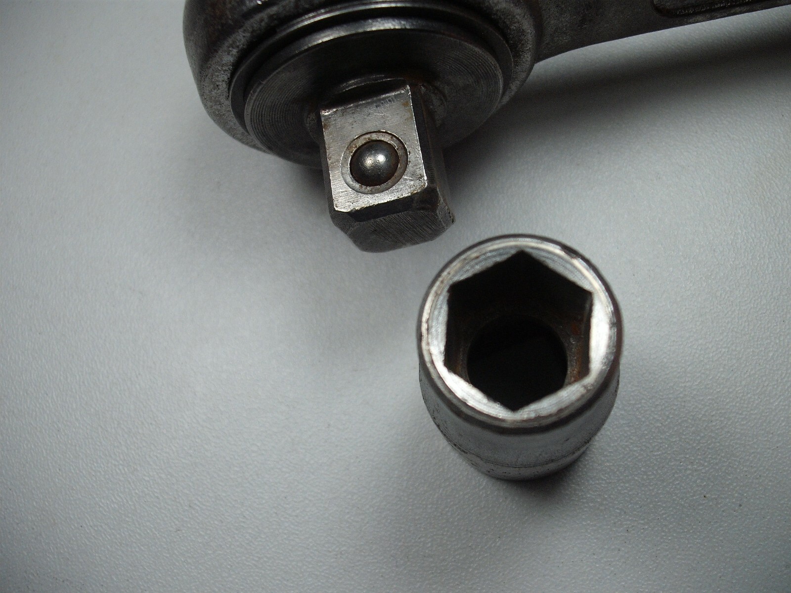 Set RAHSOL No.1593U-1 Reversible Ratchet+RAHSOL No.15 Socket 1/2" Drive ...