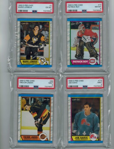 1989-90 OPC hockey complete set of 330 (7 PSA graded) | eBay