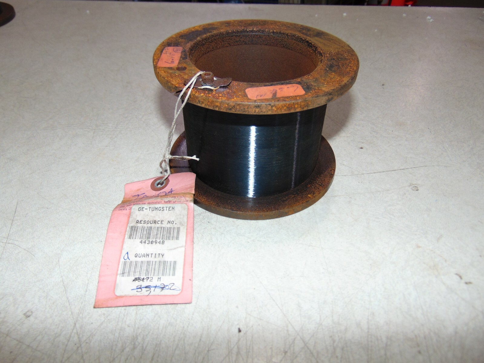 New Roll of Super Fine General Electric GE Tungsten Wire 28,641 Meters ...