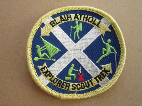 Blair Atholl Explorer Scout Trek Cloth Patch Badge Boy Scouts Scouting ...