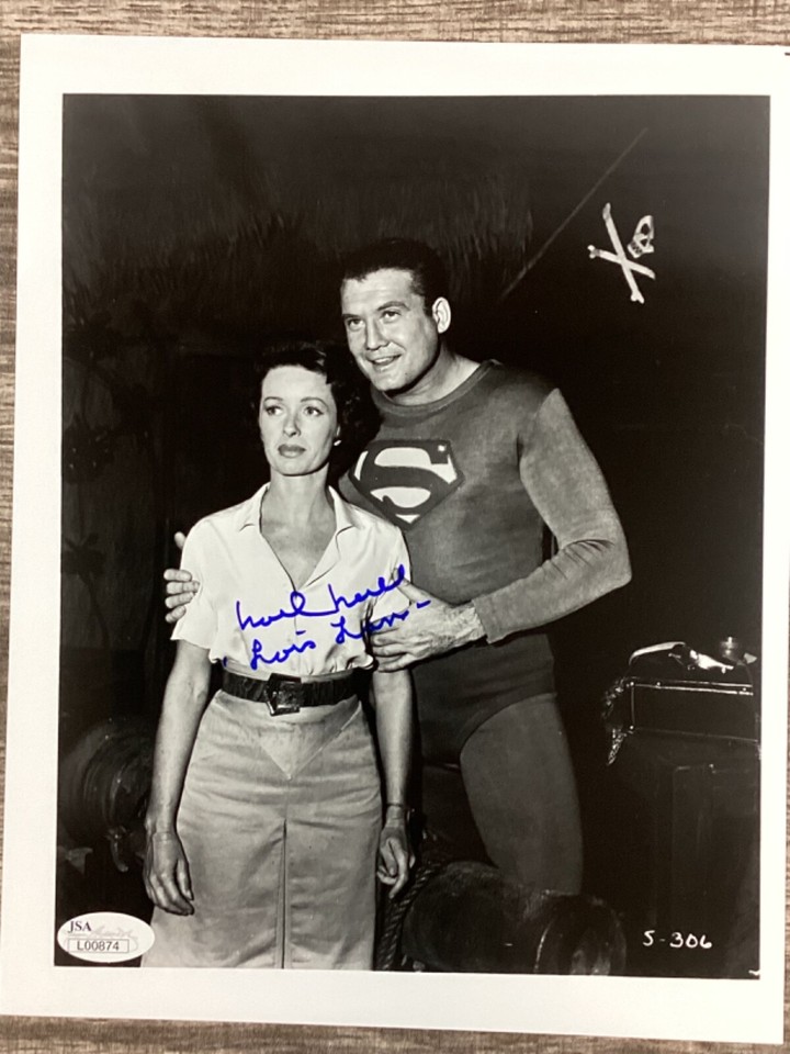 (SSG) Rare NOEL NEILL Signed 8X10 Superman - Original Lois Lane Photo ...