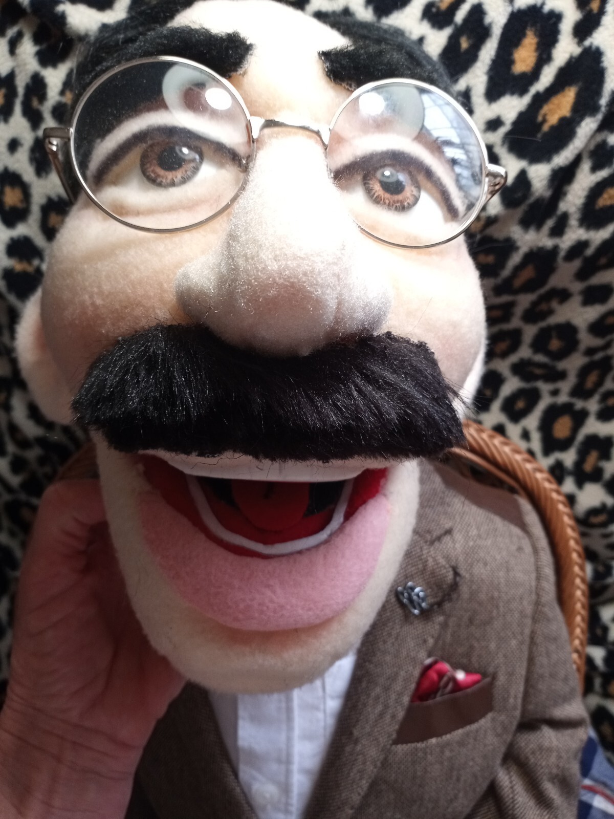 GROUCHO MARX Vent Figure Custom One Of A Kind Professional Soft Puppet ...