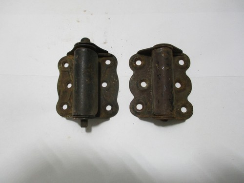 Antique Vintage Victorian Iron Spring Load Screen Door Hinges Non ...