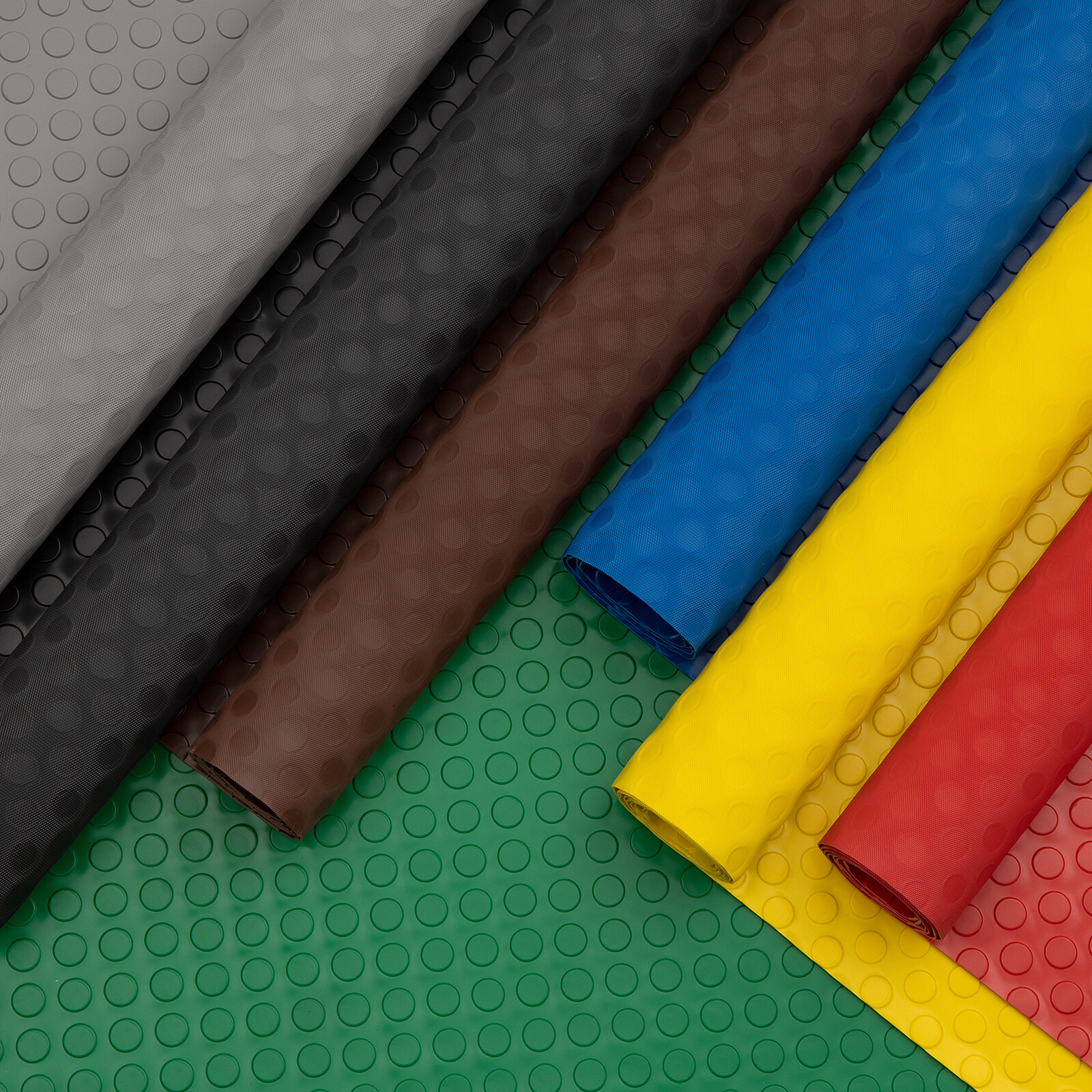 Noppenmatte | Flachnoppen PVC | Gummimatte | Coin-Mat | viele Größen ...