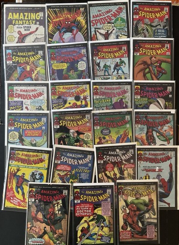 SPIDER-MAN COLLECTIBLE SERIES. MARVEL COMICS #1-5, 7-24. Rare | eBay