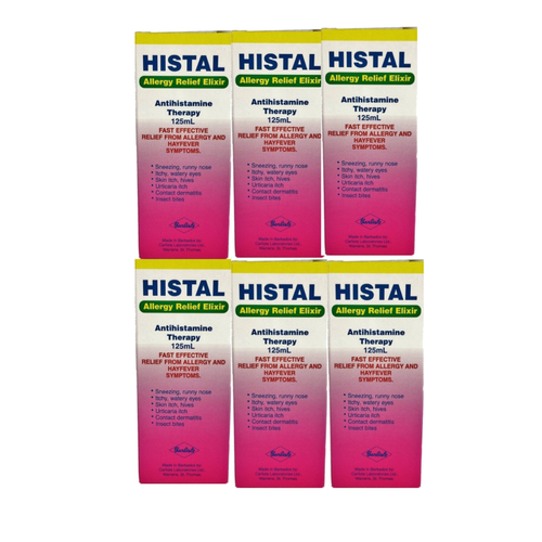 Histal Allergy Relief Elixir Antihistamine Therapy Allergy &Hayfever ...