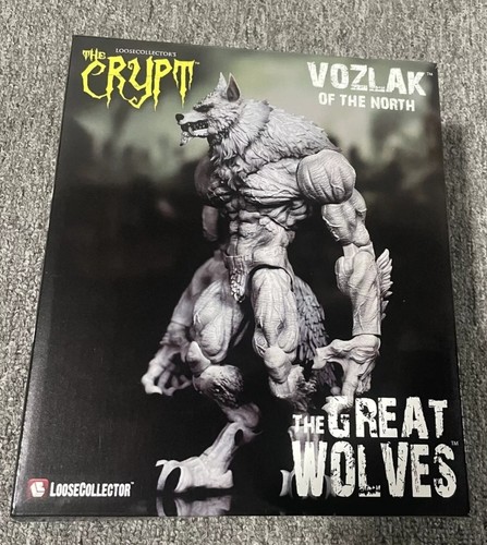 LC The Crypt Nordic Giant Wolf Fenrir White Wolf Action Figure USA ...