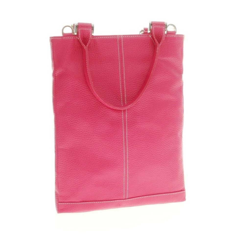 Bonjapone Shrink Leather Tote Bag Shocking Pink Used/Unused From Japan ...