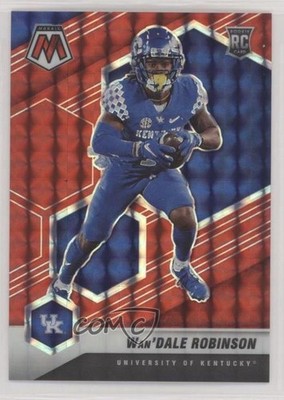 2022 Panini Mosaic Draft Picks Red Prizm /99 Wan'Dale Robinson #96 ...