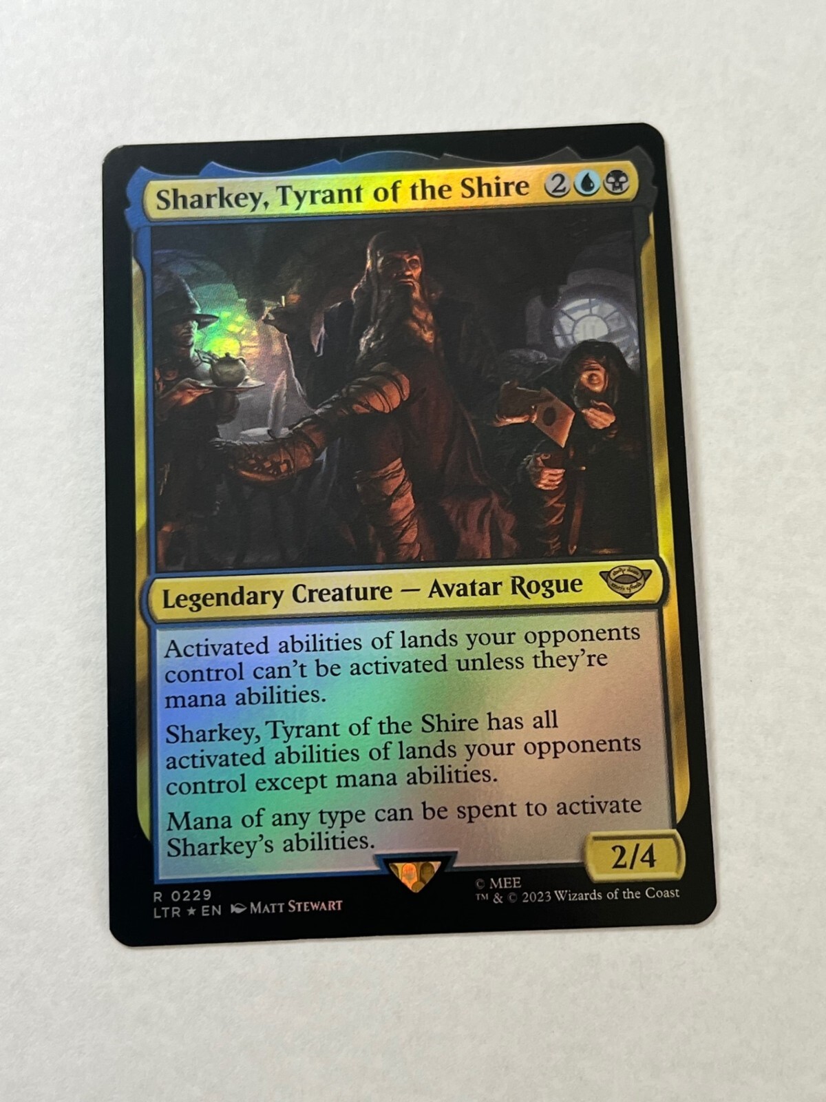 MTG Magic Sharkey, Tyrant of the Shire The Lord of the Rings LTR Foil ...