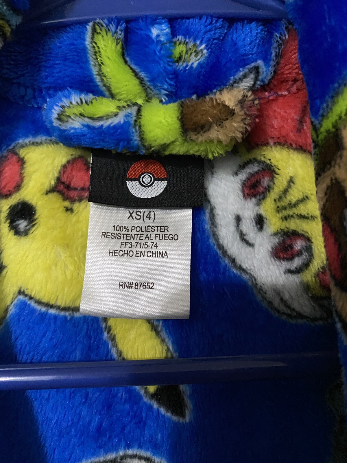 Pokemon Robe XS Size 4 GUC | eBay