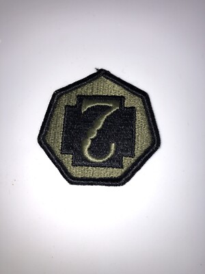 7th Medical Command Subdued U.S. Army Shoulder Patch Insignia | eBay