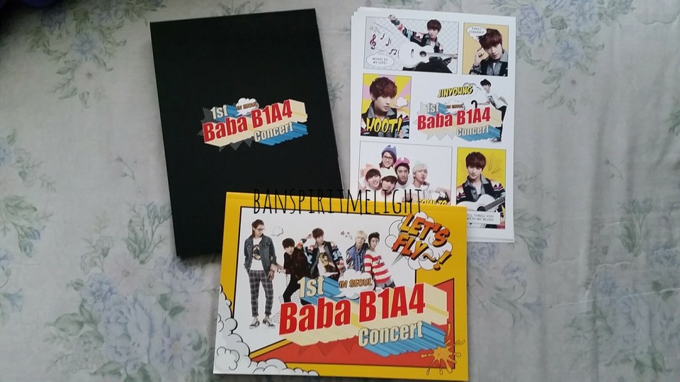 B1A4 1st Concert : Baba B1A4 In Seoul 3DVD +148p Photobook +5p Poster ...