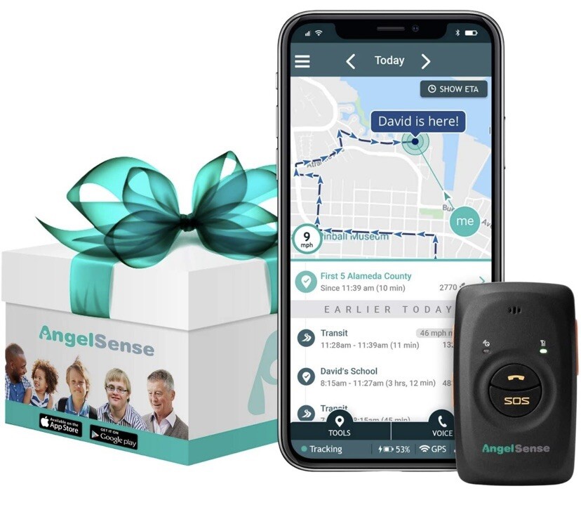 AngelSense Personal GPS Tracker for Kids, Teen, Autism, Special Needs ...