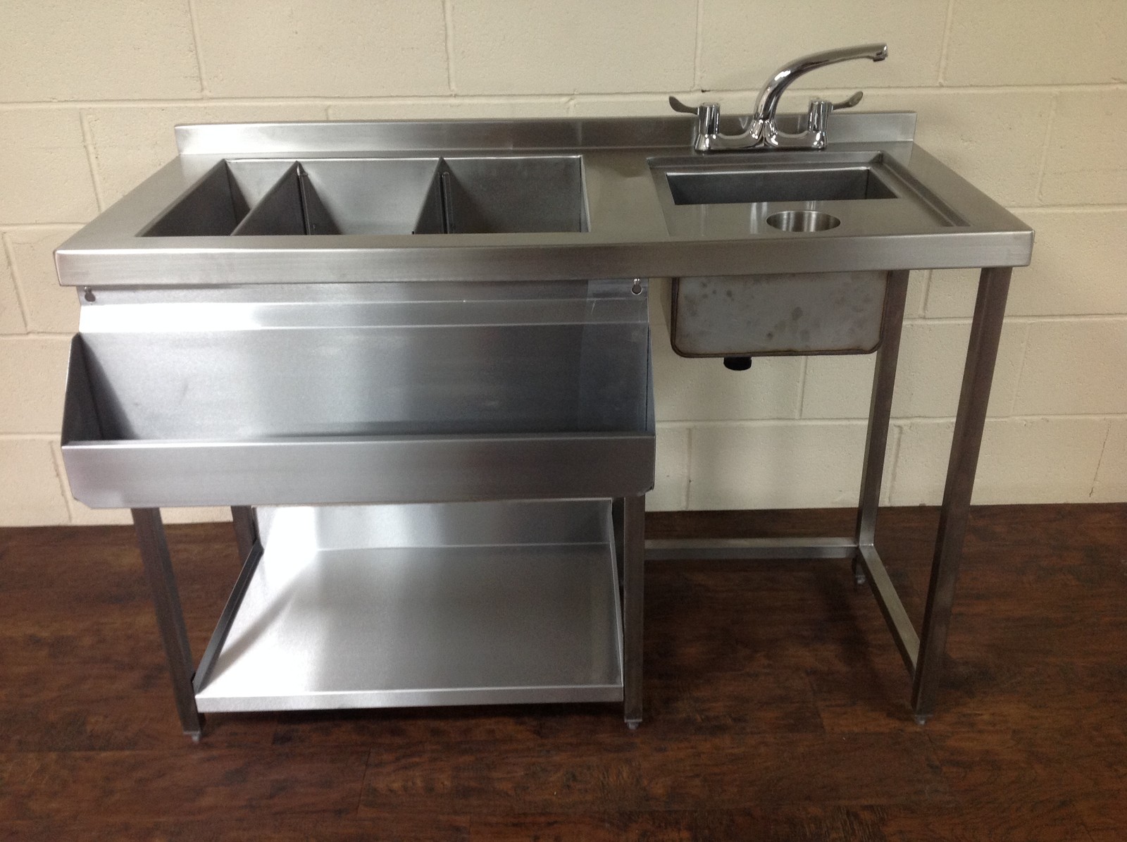 Prep Cocktail Bar Station, Stainless Steel, Bar Sink & Fully Insulated ...