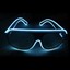 EL Wire Ultimate Rave Diffraction Glasses Fancy LED Neon Light Up Club ...