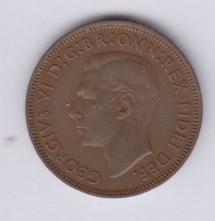 UK GREAT BRITAIN Half Penny 1949 George VI (AC779) | eBay